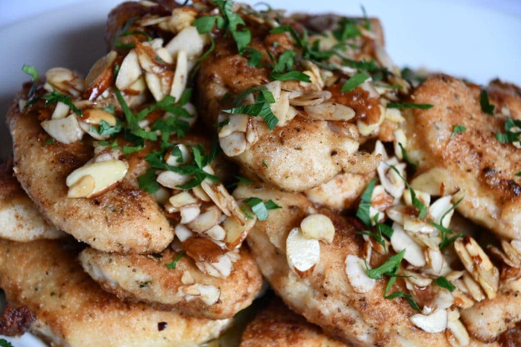 Almond Chicken Tenderloinstasty Bright Delicious Kendellkreations