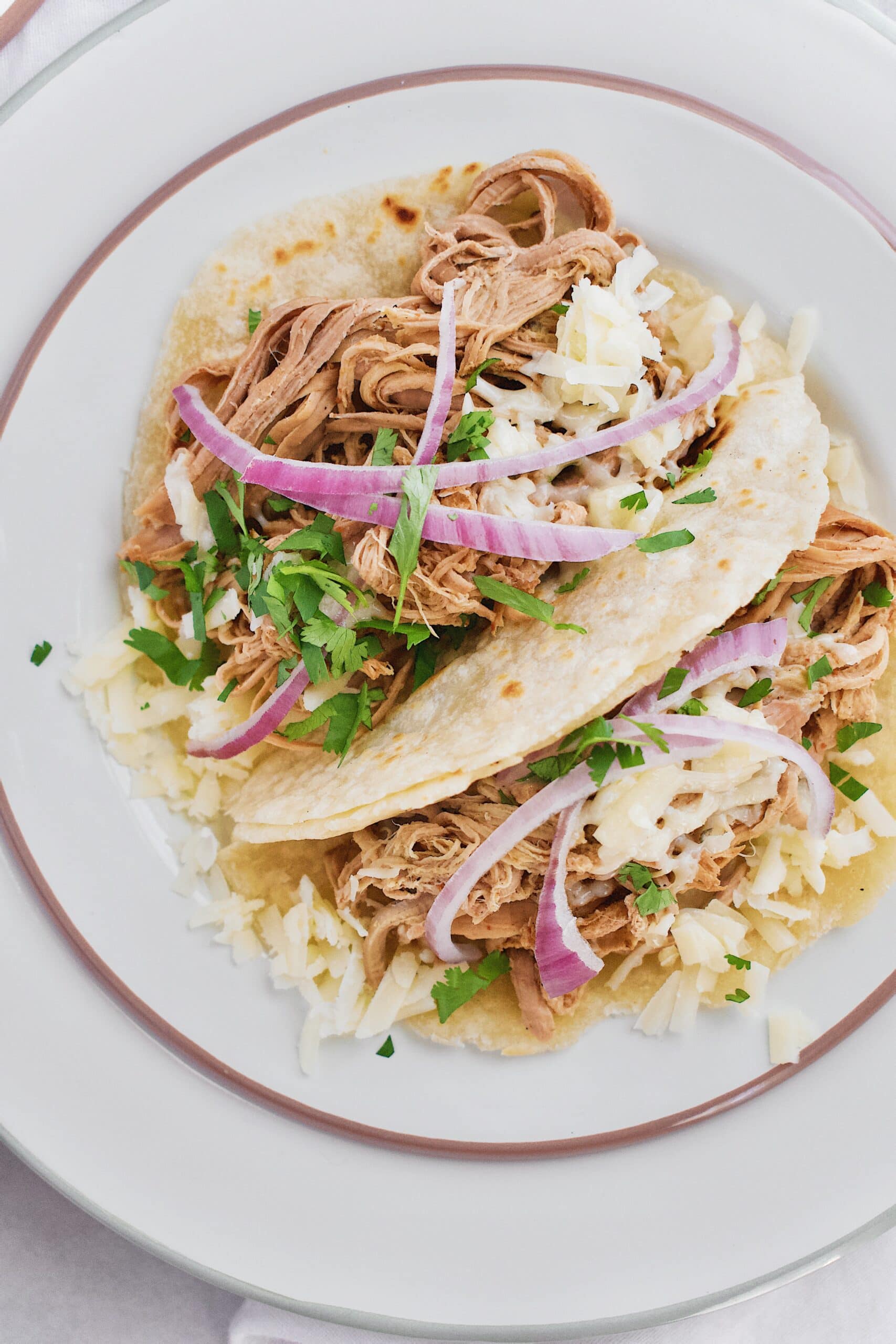 Pulled Pork Street Tacos + Flour Tortillas - KendellKreations