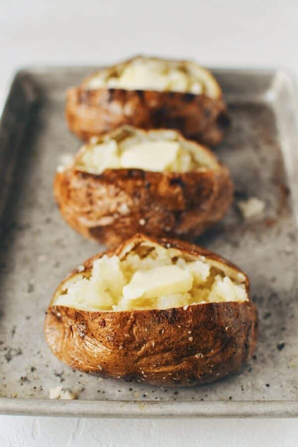 Crispy Skin Baked Potatoes - KendellKreations