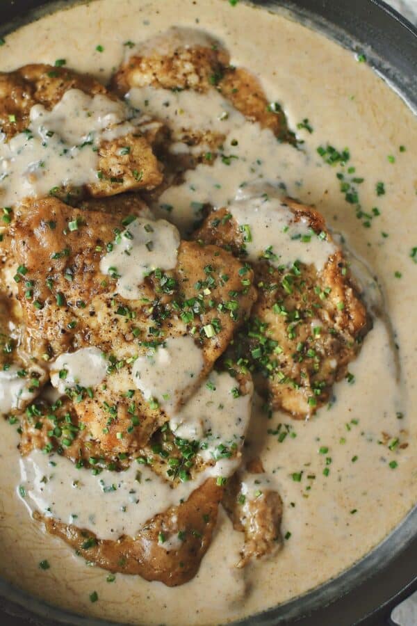 Irish Chicken in Whiskey Cream Sauce - KendellKreations