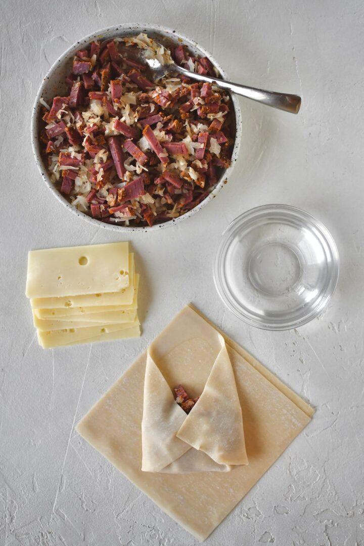 Reuben Egg Rolls - KendellKreations