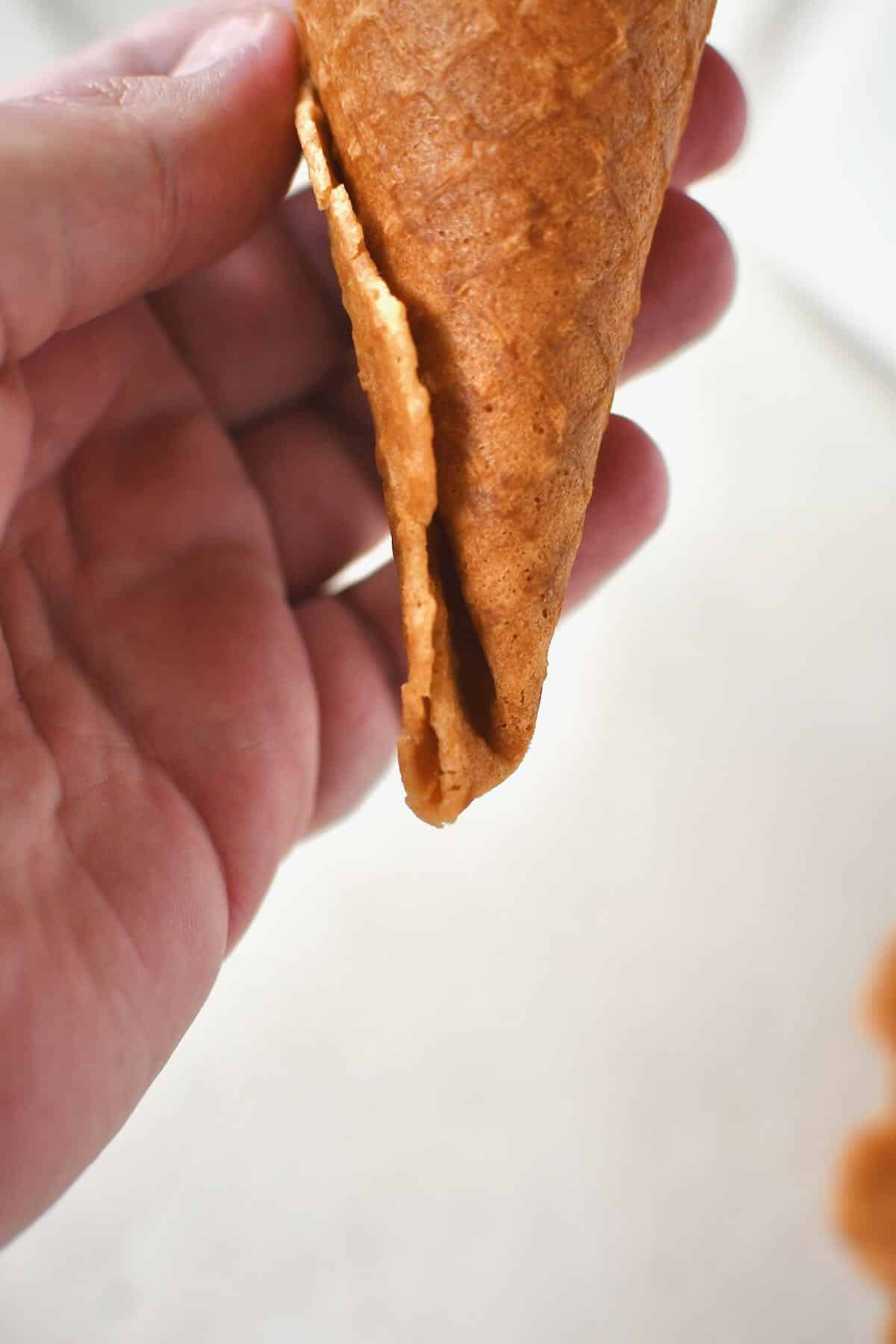 Waffle Cone Recipe - KendellKreations