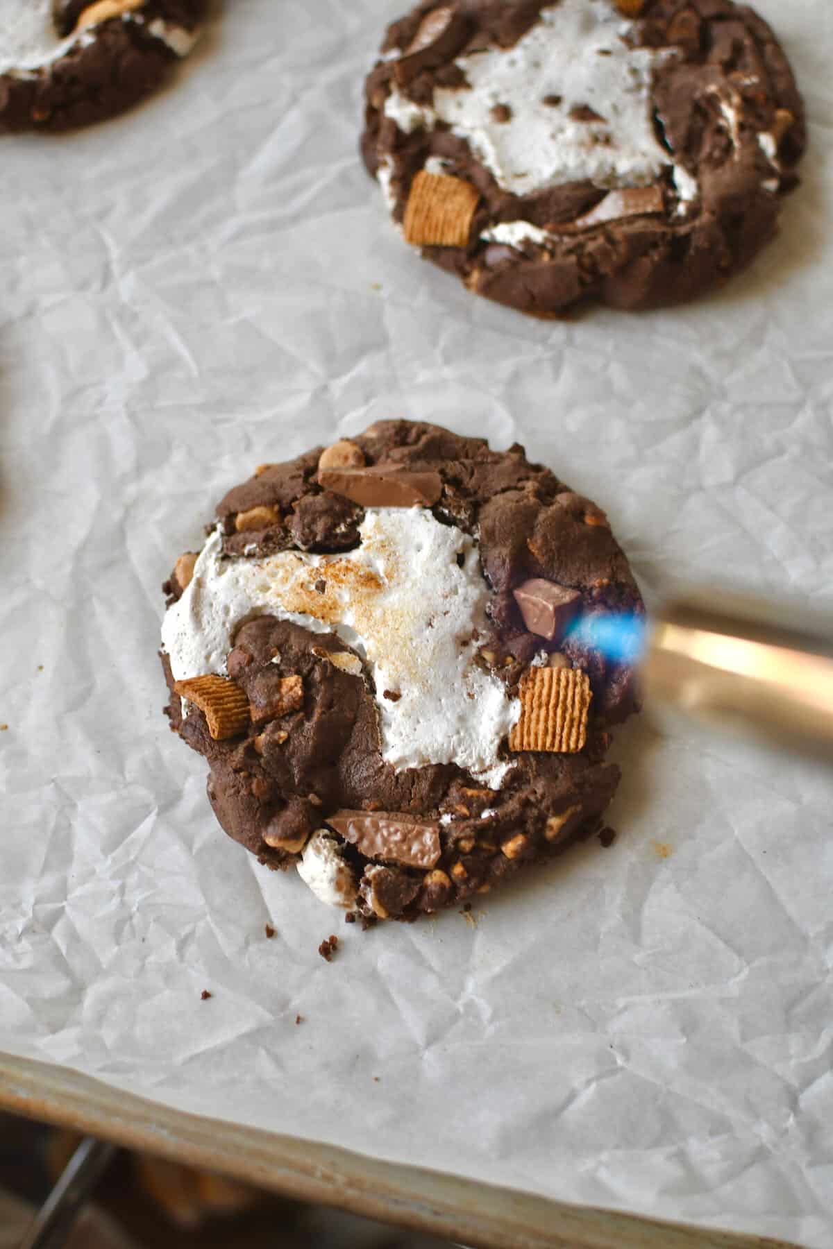 Chocolate Marshmallow Cookies - KendellKreations